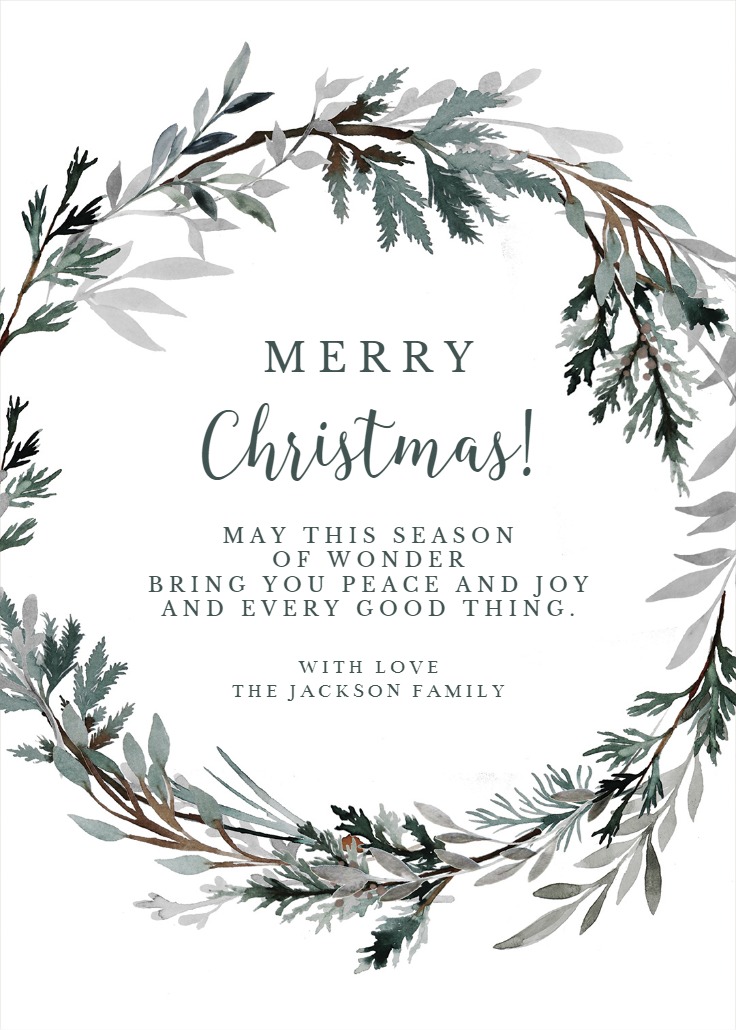 Chilly Wreath - Christmas Card (Free) | Greetings Island