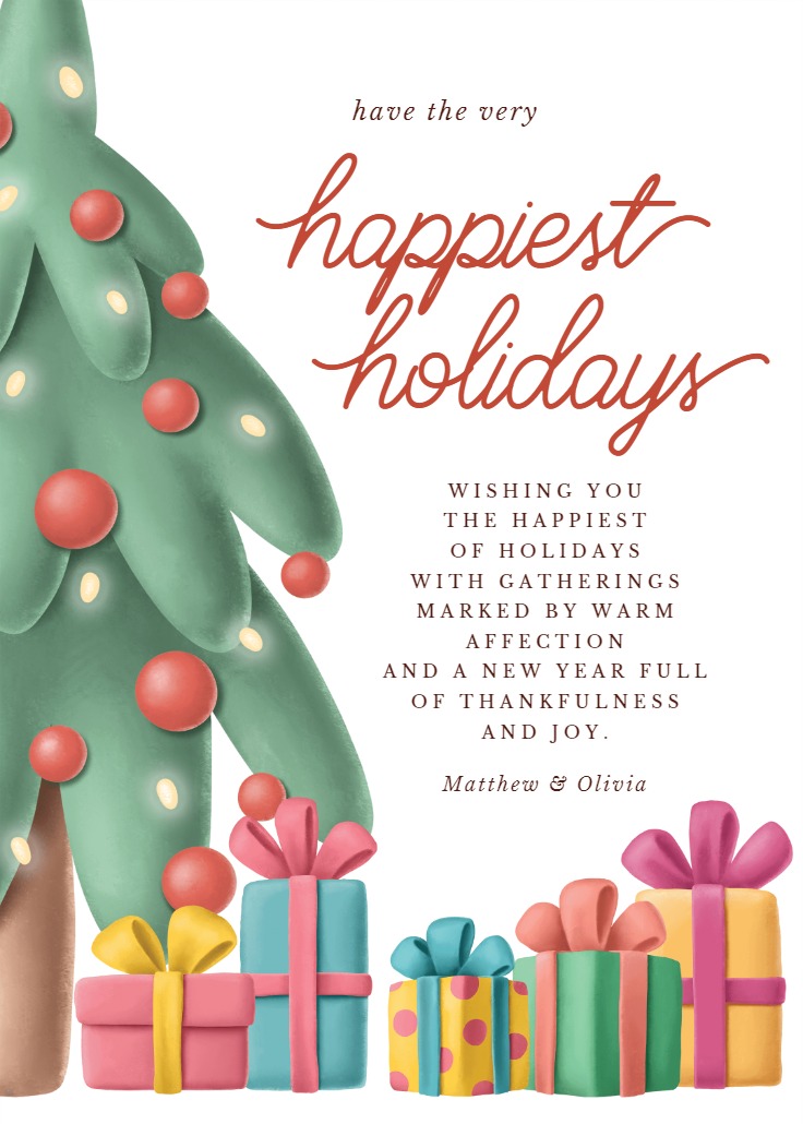 Christmas Interior - Christmas Card | Greetings Island