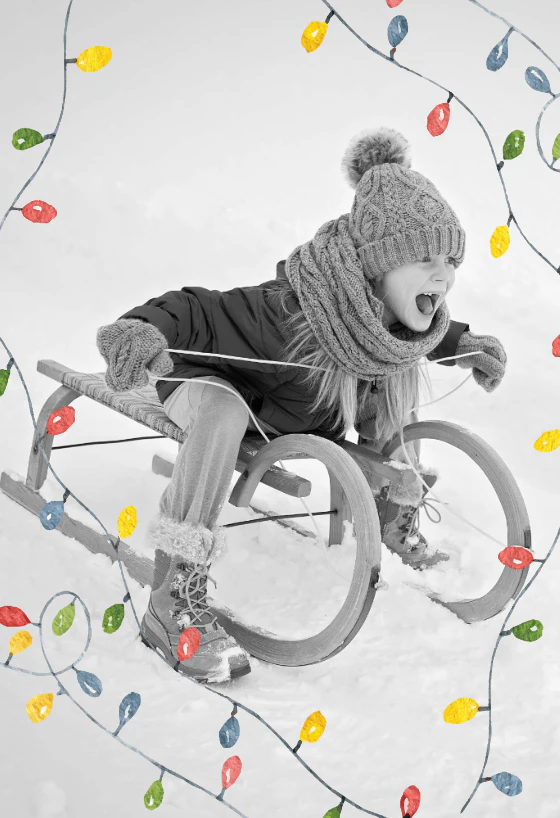 Christmas lights - Christmas Card (Free) | Greetings Island