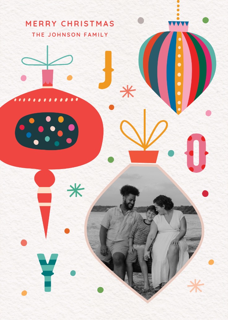 Christmas photo decoration - Christmas Card | Greetings Island