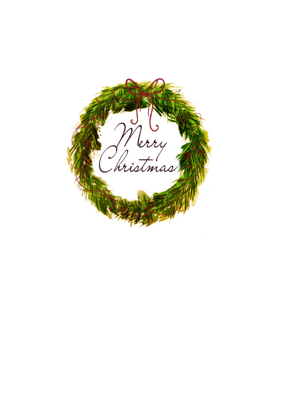 Christmas Wreath - Christmas Card (Free) | Greetings Island