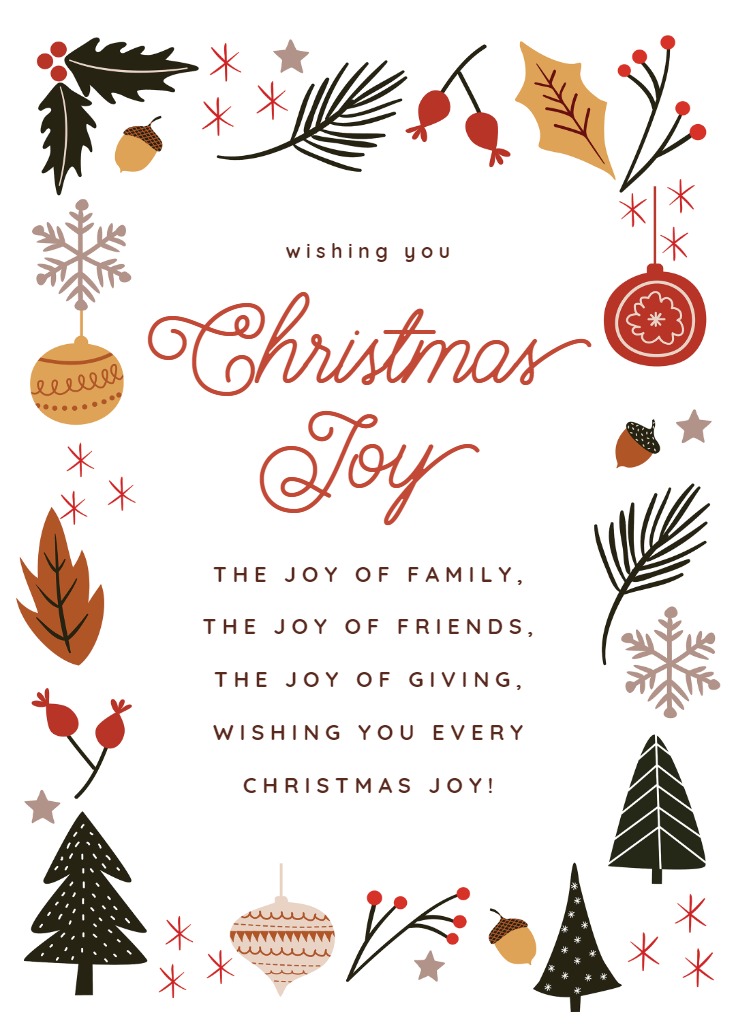 Cute Nordic Christmas - Christmas Card | Greetings Island