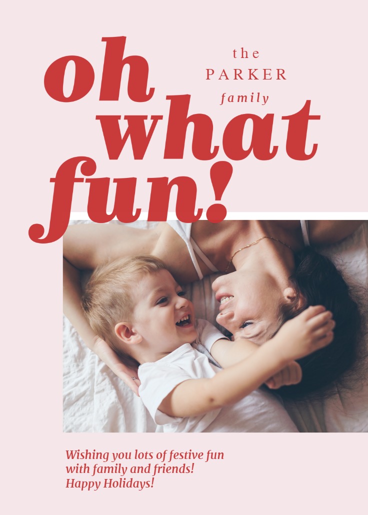 Festive Photo Fun - Christmas Card (Free) | Greetings Island