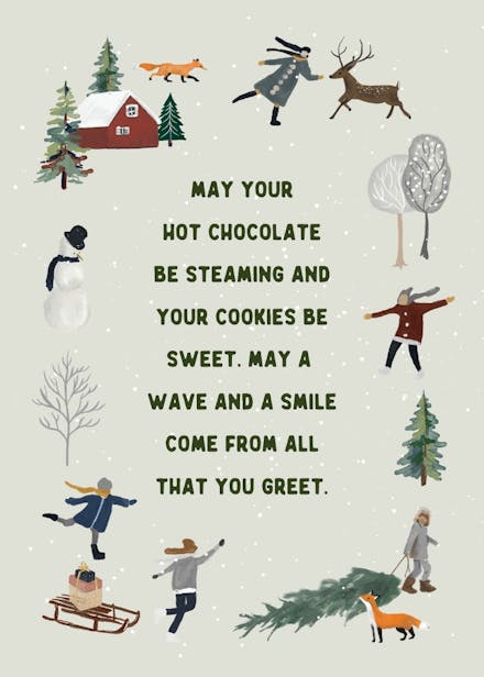 Winter Peace - Christmas Card | Greetings Island