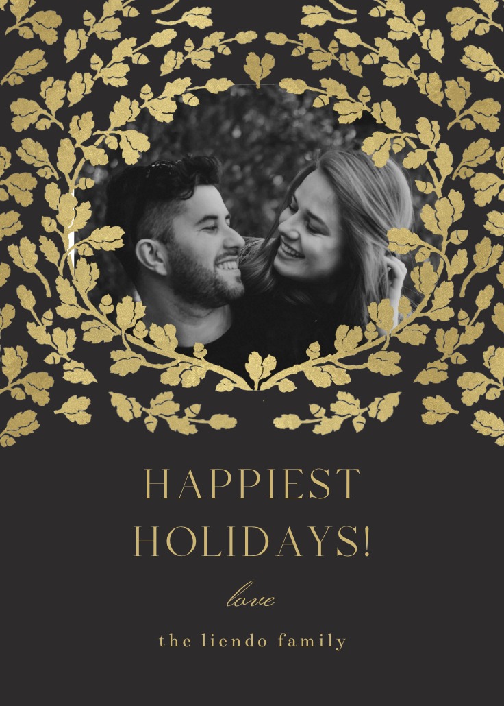 Golden winter - Christmas Card | Greetings Island