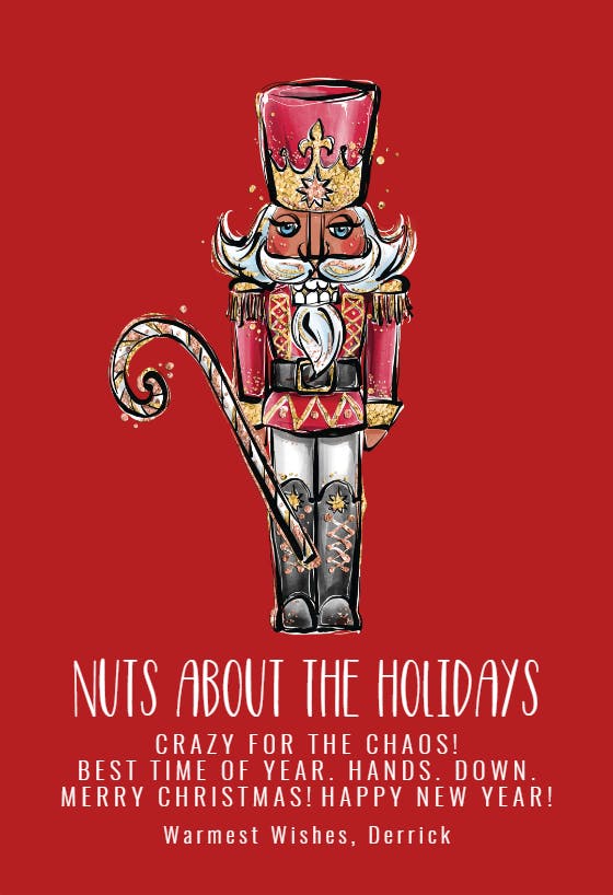 Nutcracker Sweet - Christmas Card (Free) | Greetings Island