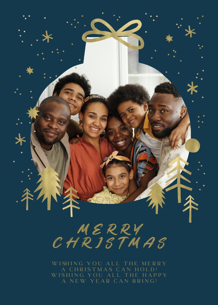 Holly Trimmed - Christmas Card (Free) | Greetings Island