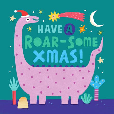 Roar-Some Xmas - Christmas Card (Free) | Greetings Island