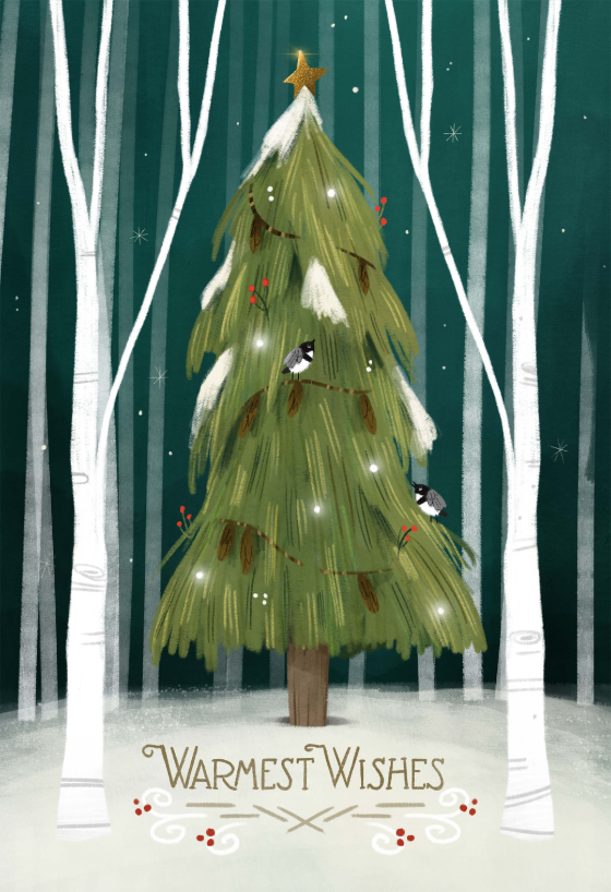 Cute Little Tree - Christmas Card (Free) | Greetings Island