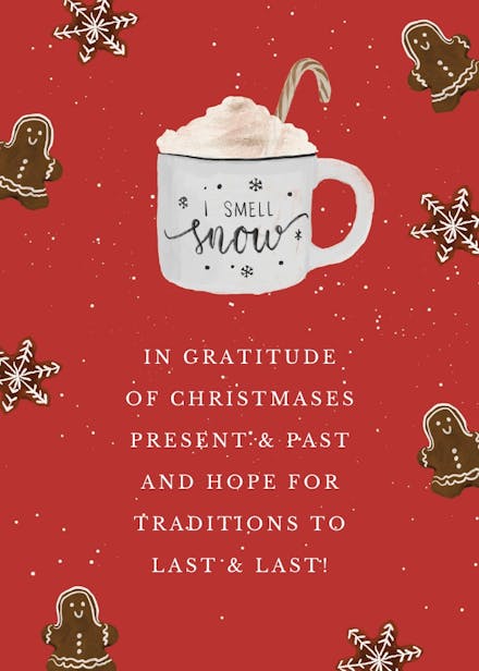 Warming Up - Christmas Card | Greetings Island