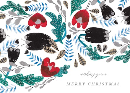 Winter Pattern - Christmas Card (Free) | Greetings Island