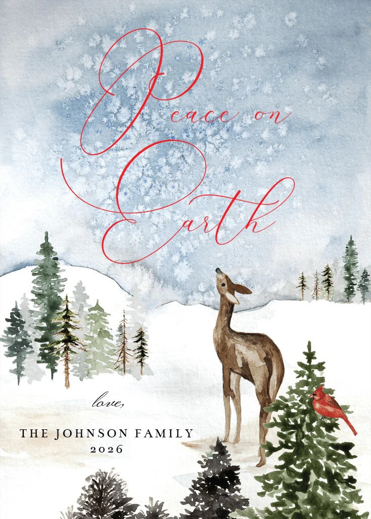 Winter Peace - Christmas Card | Greetings Island