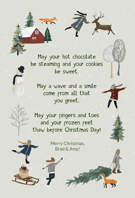 Peaceful Quiet - Christmas Card | Greetings Island