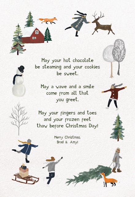 Winter White - Christmas Card | Greetings Island