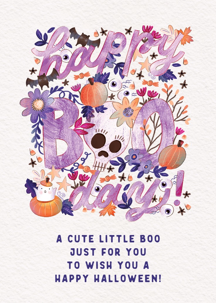 Spooky Boo Day - Halloween Card | Greetings Island