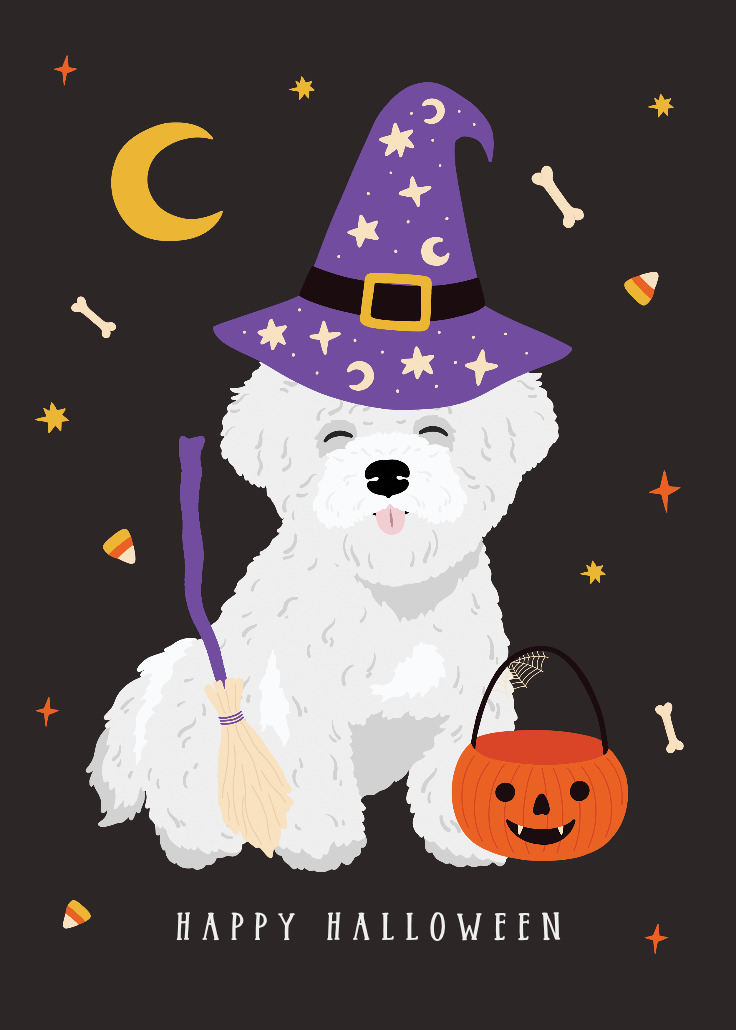 Spooky Pawty - Halloween Card (Free) | Greetings Island