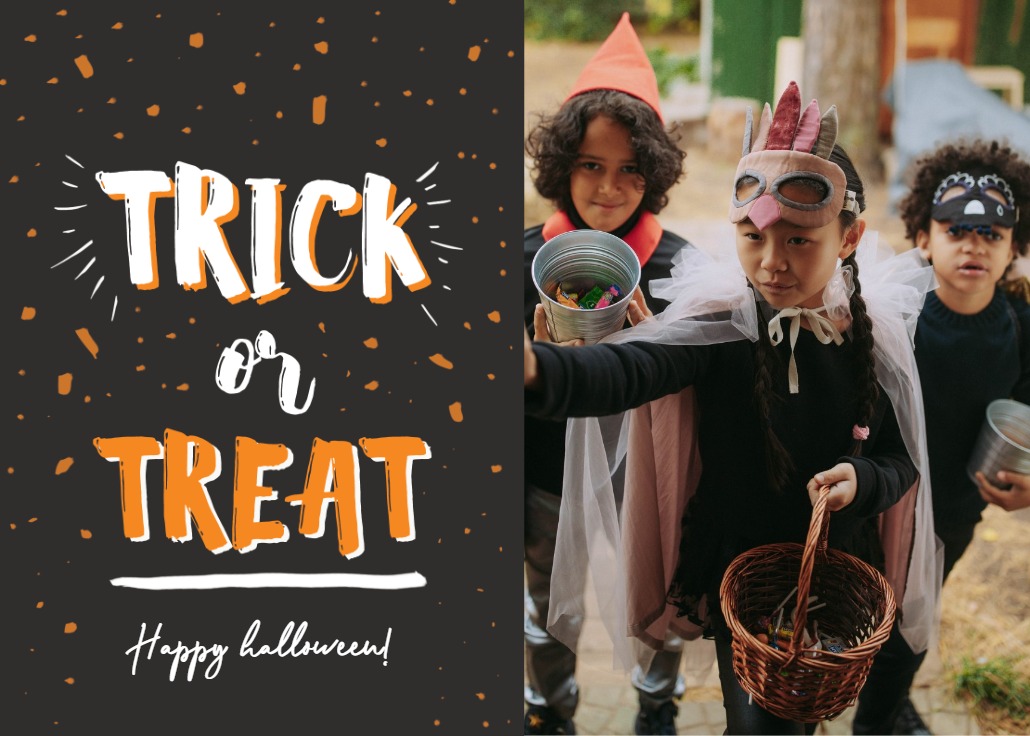 Trick or Treat Photo - Halloween Card | Greetings Island