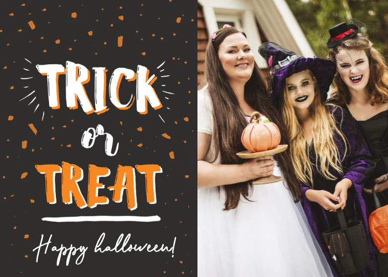 Trick Or Treat Photo - Halloween Card | Greetings Island
