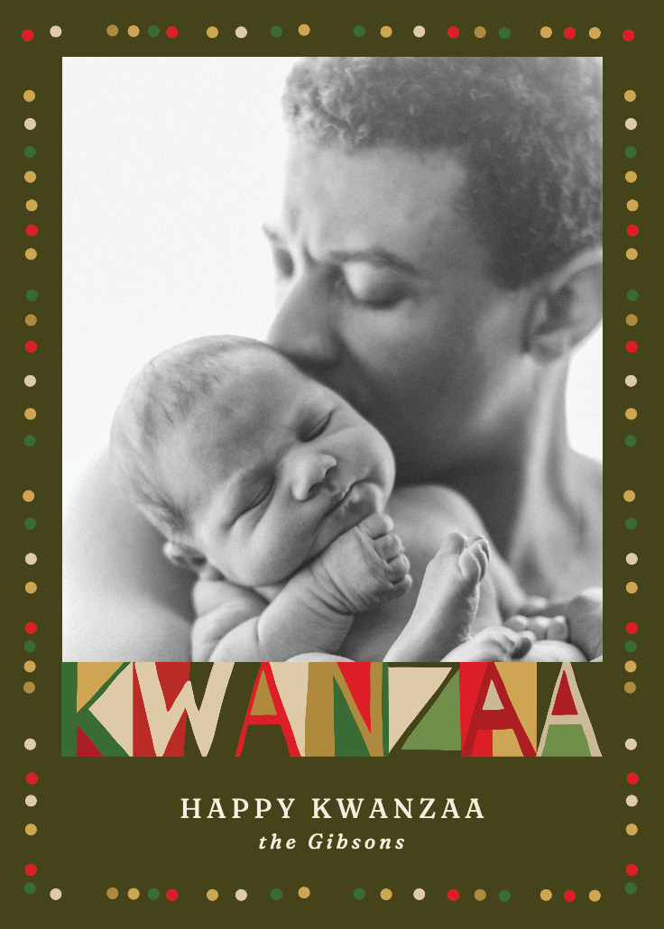Typo Decor - Kwanzaa Card (Free) | Greetings Island