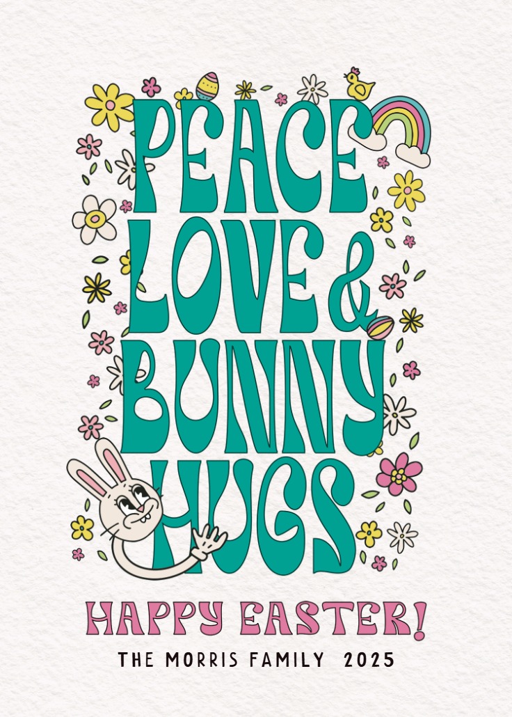 Bunny Hugs - Easter Card | Greetings Island