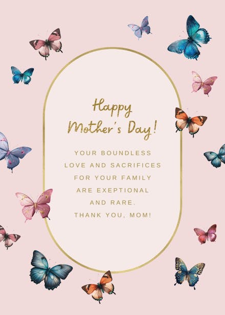 Butterfly Bash - Mother's Day Card (Free) | Greetings Island