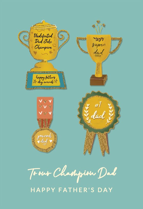 Champion Dad - Father's Day Card (Free) | Greetings Island
