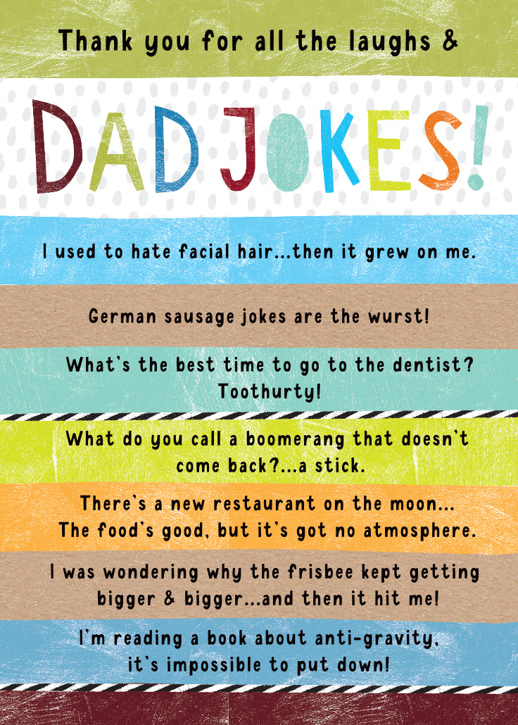 Dad Jokes - Father's Day Card (Free) | Greetings Island