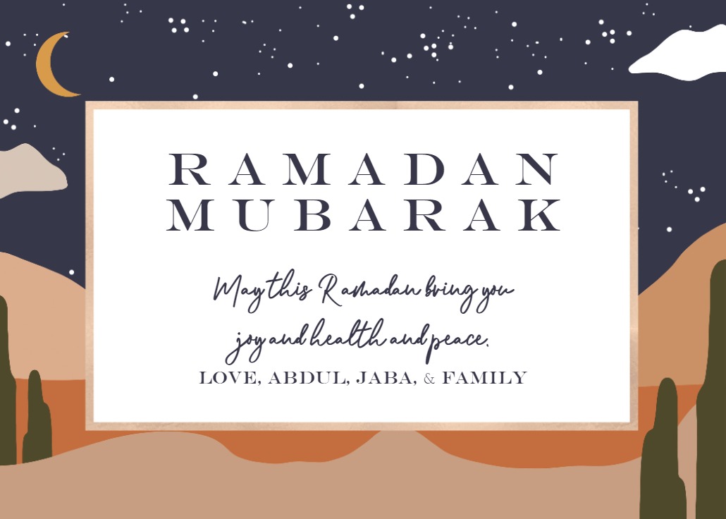 Desert Scene - Ramadan Card (Free) | Greetings Island