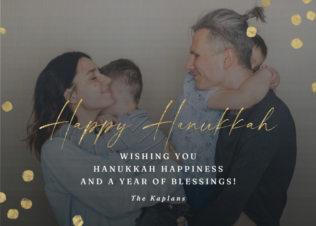 Dotted corner - Hanukkah Card (Free) | Greetings Island