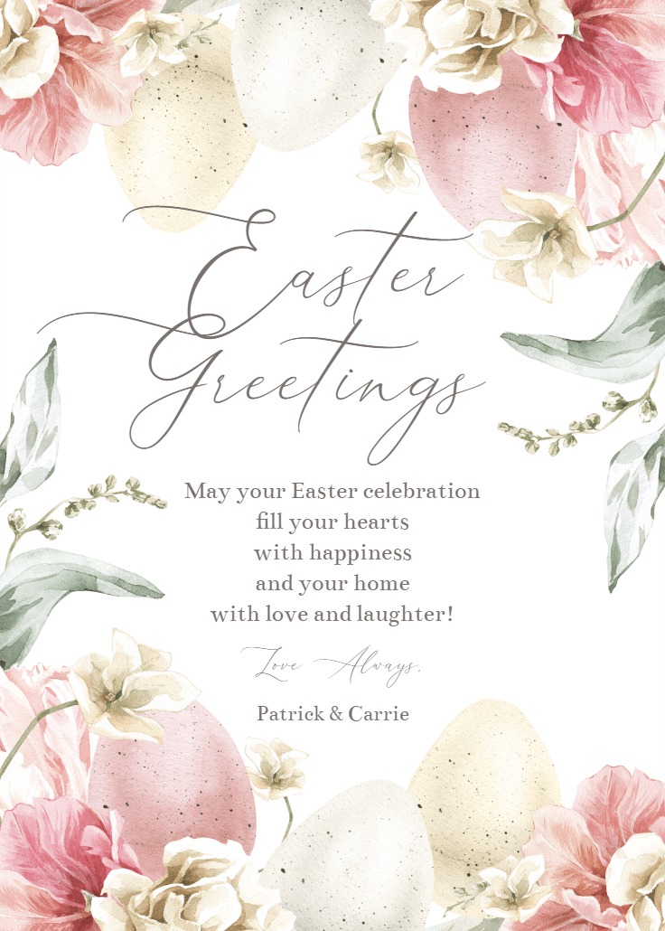 Daisy cross - Easter Card | Greetings Island
