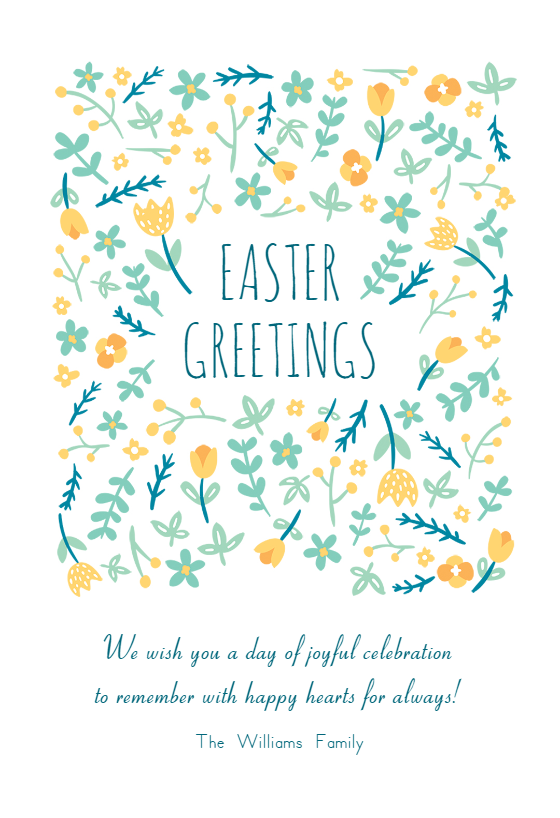 First Flowers - Easter Card (Free) | Greetings Island
