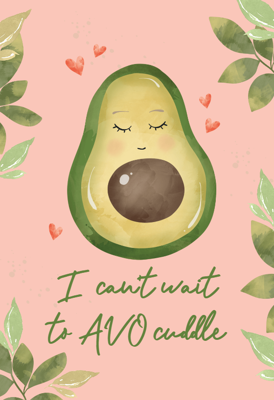 Avo cuddle - Baby Shower & New Baby Card | Greetings Island