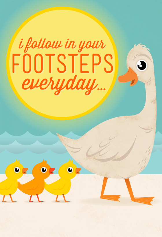 Follow Your Footsteps - Mother's Day Card (Free) | Greetings Island