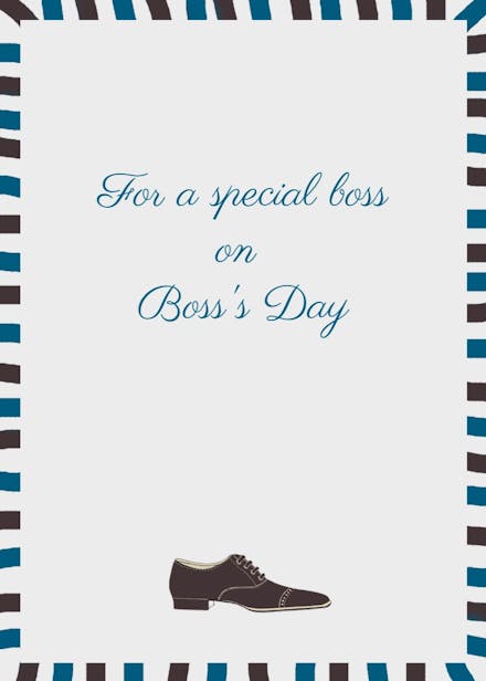 For A Special Boss - Boss Day Card (Free) | Greetings Island