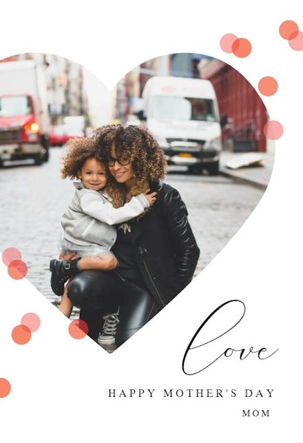 Pastel heart gradient - Mother's Day Card | Greetings Island