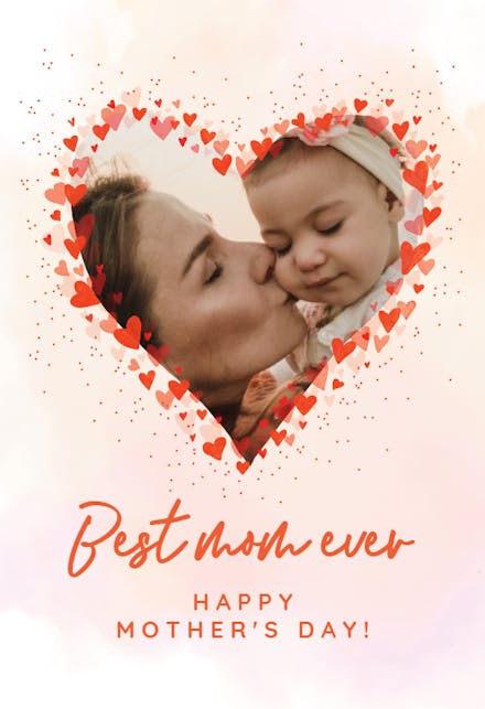 Roses framed heart - Mother's Day Card | Greetings Island