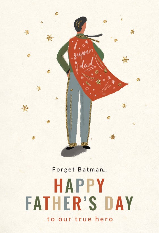 Hero Dad - Father's Day Card | Greetings Island