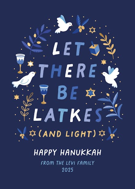 Hanukkah Cards (Free) | Greetings Island