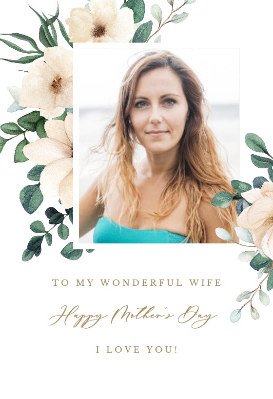 Floral Paint Art - Mother's Day Card | Greetings Island