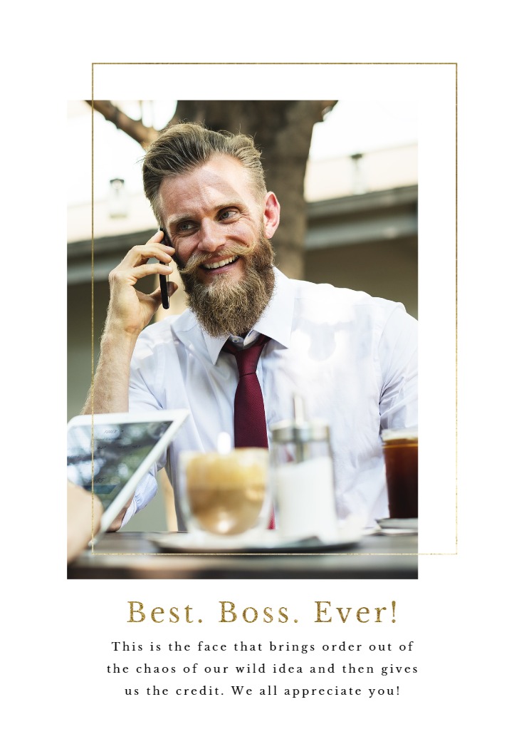 Number One - Boss Day Card | Greetings Island