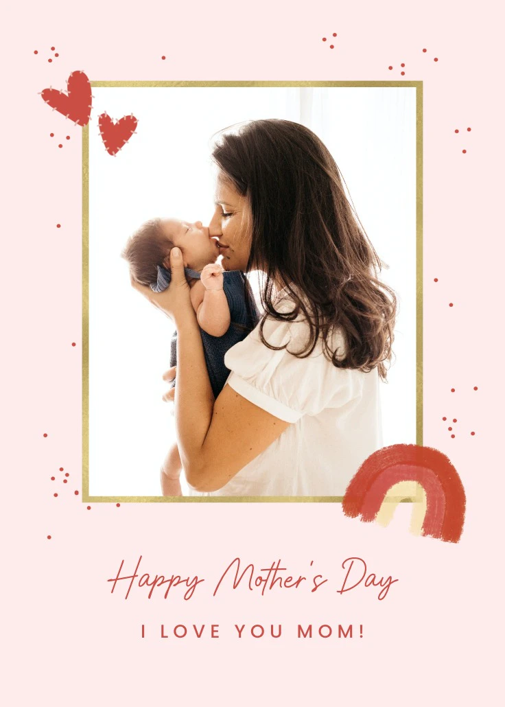 Rainbow in Love - Mother's Day Card | Greetings Island