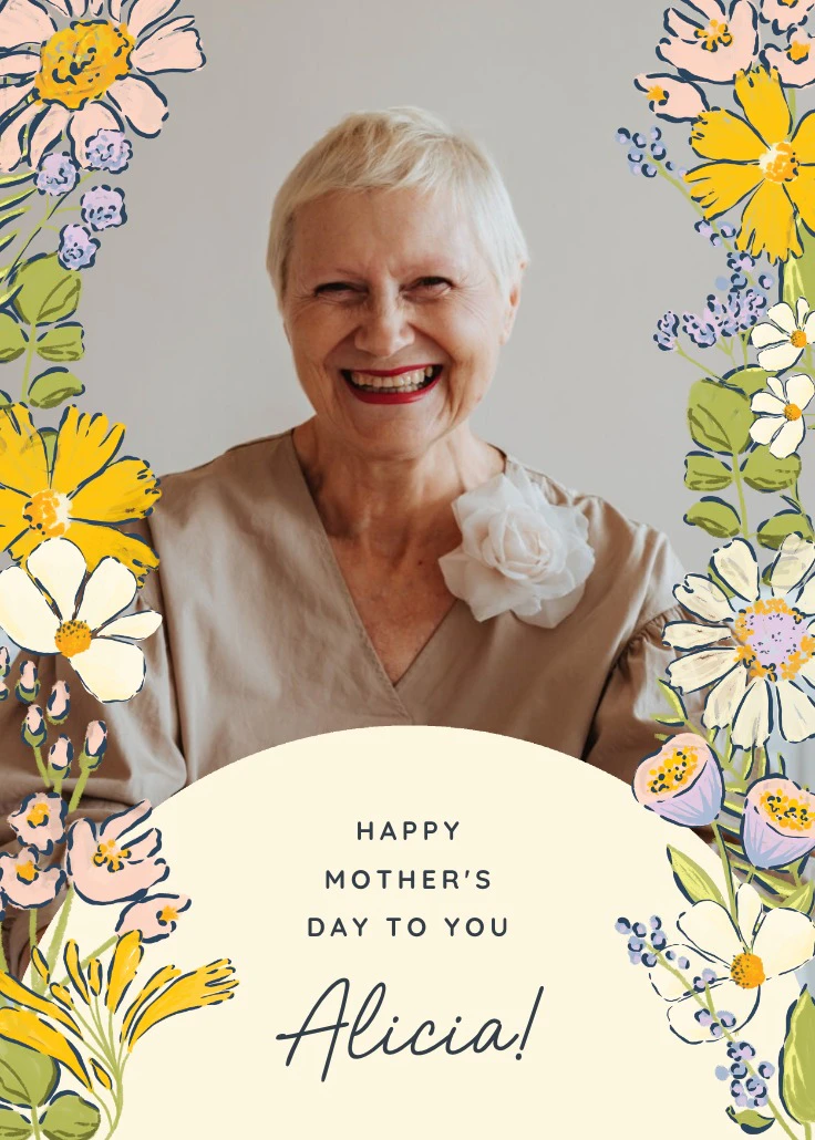 Spring Florals - Mother's Day Card | Greetings Island