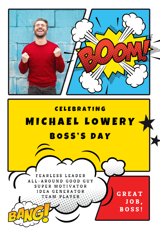 Superheroic - Boss Day Card | Greetings Island