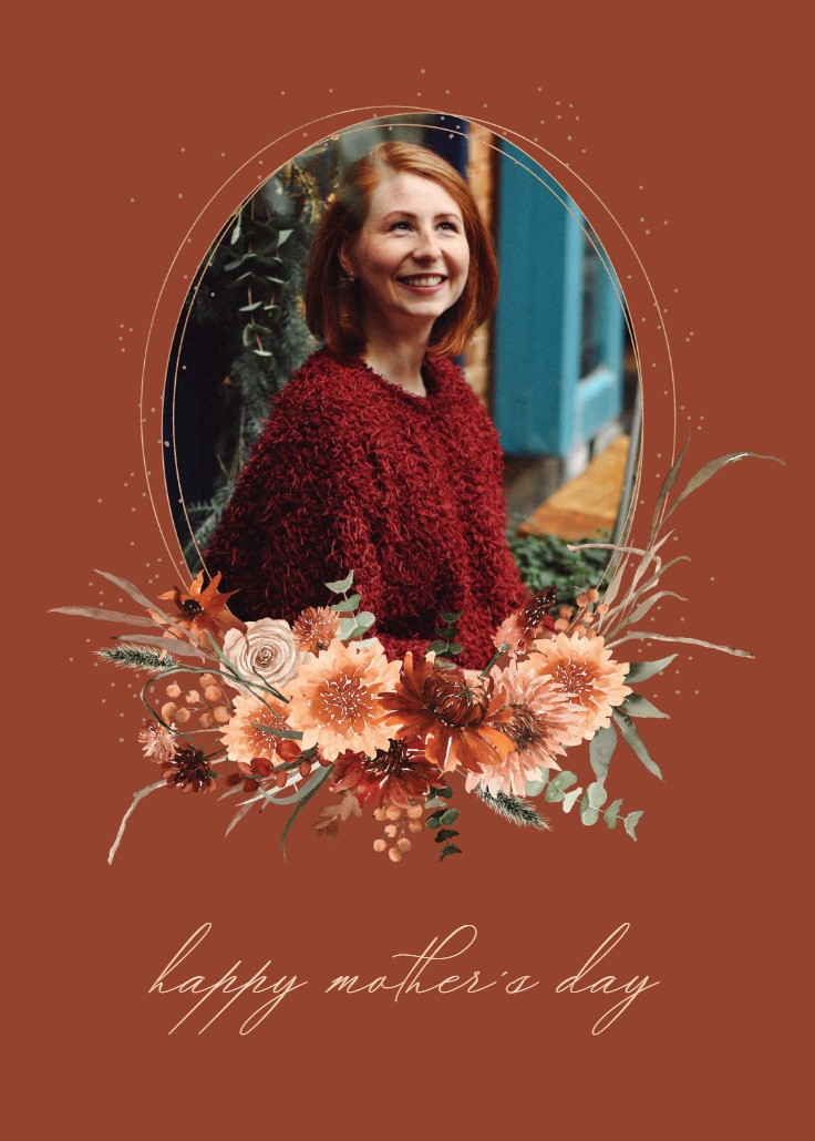 Terracotta flower frame - Mother's Day Card | Greetings Island