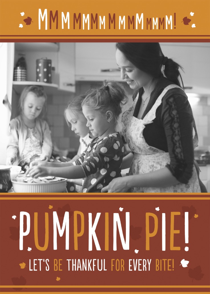 Pumpkin Pie Thankfulness - Thanksgiving Card (Free) | Greetings Island