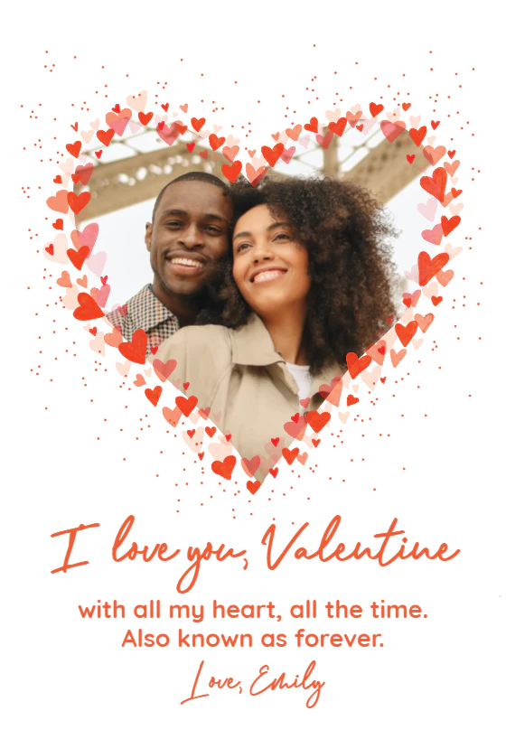 All around hearts - Valentine's Day Card | Greetings Island
