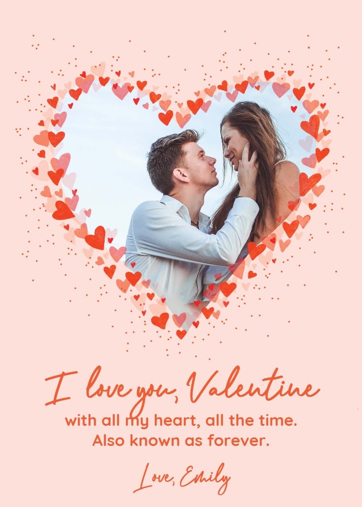 All around hearts - Valentine's Day Card | Greetings Island