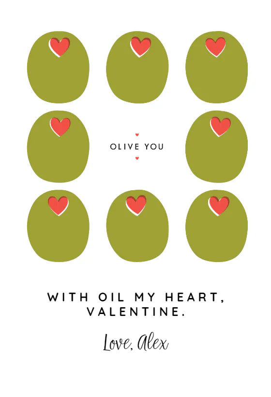 Appetizer Square - Valentine's Day Card (Free) | Greetings Island