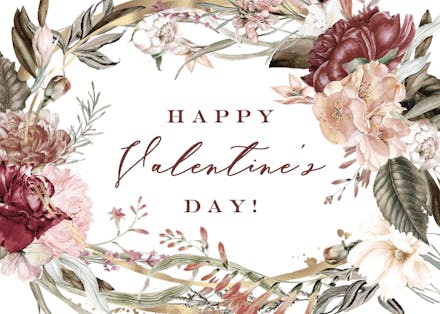 Boho Rose - Valentine's Day Card | Greetings Island