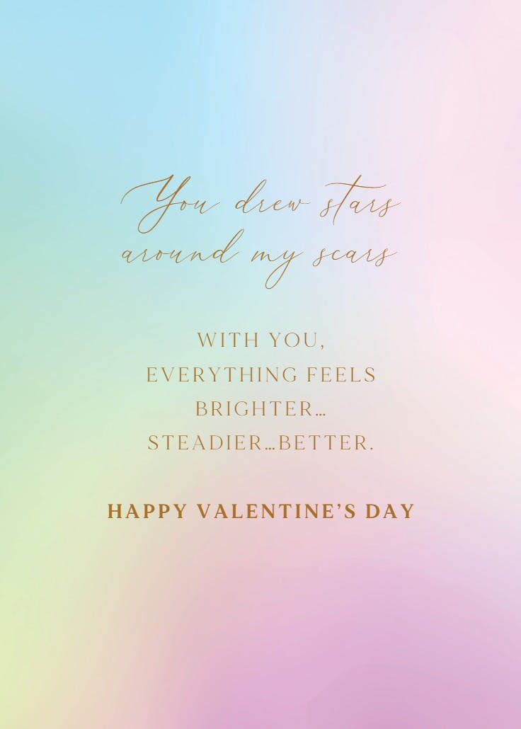 Gentle Bliss Valentines Day Card Free Greetings Island